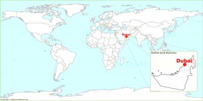 דובאי מפה - מפות דובאי (איחוד האמירויות הערביות)